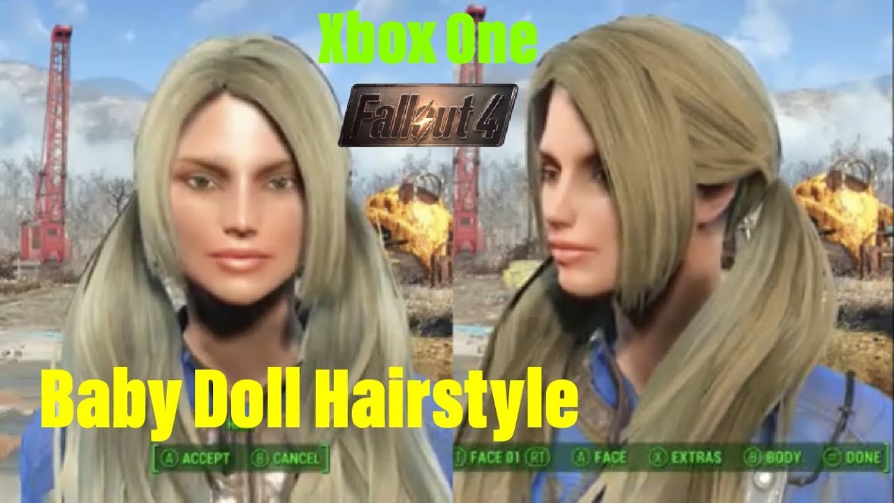 Fallout 4 Xbox One Mods|Baby Doll Hairstyle - YouTube