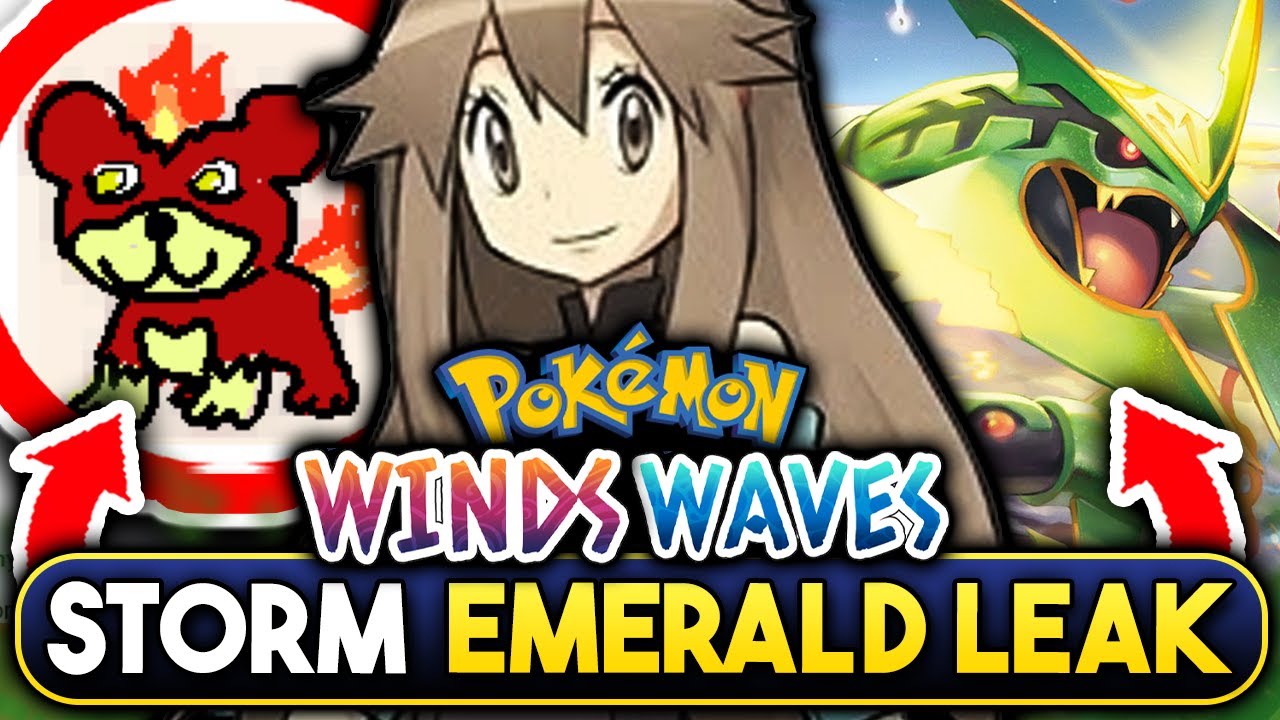 POKEMON NEWS! NEW STORM EMERALD TRADEMARK LEAK! GEN 10 STARTER POKEMON ...