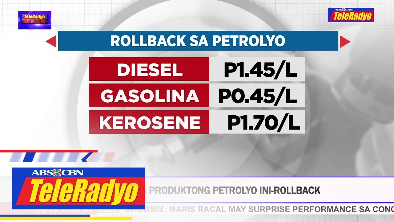Price Patrol: Petrolyo may bawas-presyo | TeleRadyo Balita (13 Sept ...