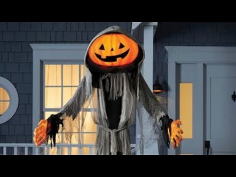Target 2023 Pumpkin Ghoul DEMO Halloween Light and Sound Prop - YouTube