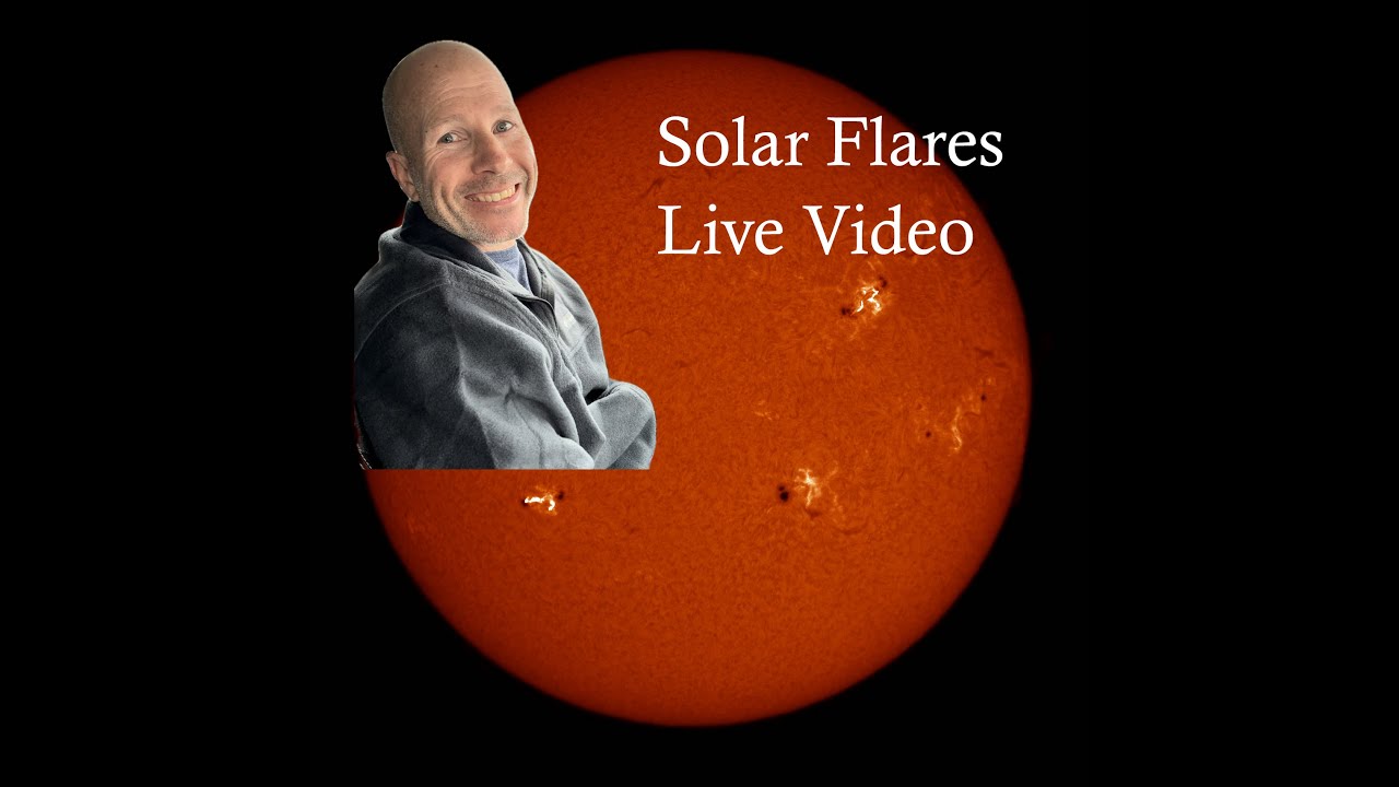 Massive Solar Flares (Live) In Hydrogen Alpha With Lunt Solar Systems ...
