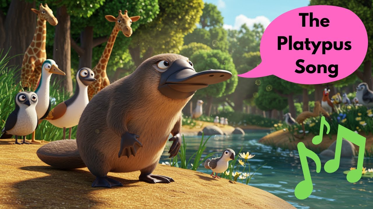 The Platypus Song / Kids' Songs / Animal Songs for Kids / Whiskers ...