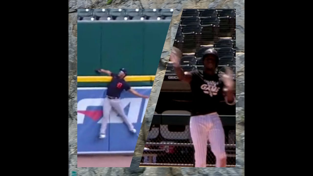 Tim Anderson bat flips. tigers outfielder robs homer! MLB highlights 7 ...