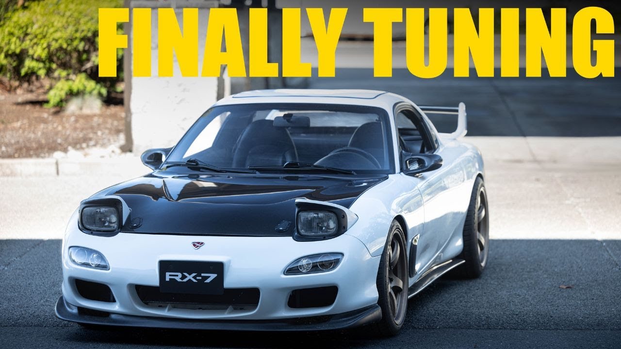 Finally Starting to Wrap up the Mazda RX7; Tuning Issues... - YouTube
