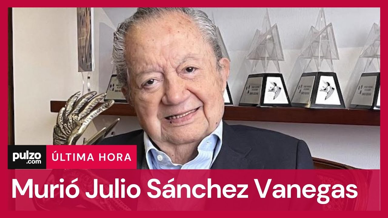 Falleció Julio Sánchez, pionero de la televisión en Colombia | Pulzo ...