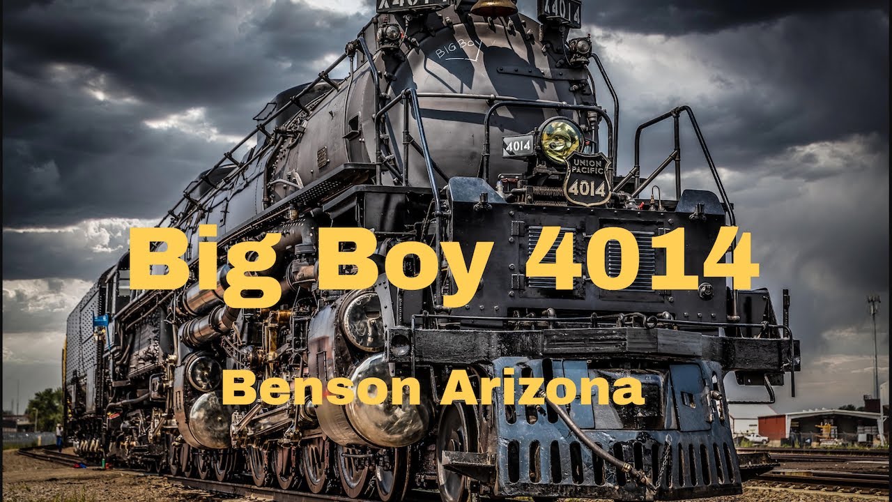 Big Boy Steam Locomotive Stops in Benson AZ - YouTube