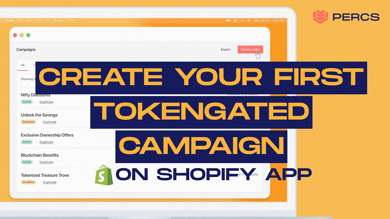 How to create your first tokengated campaign on Shopify using PERCS ...