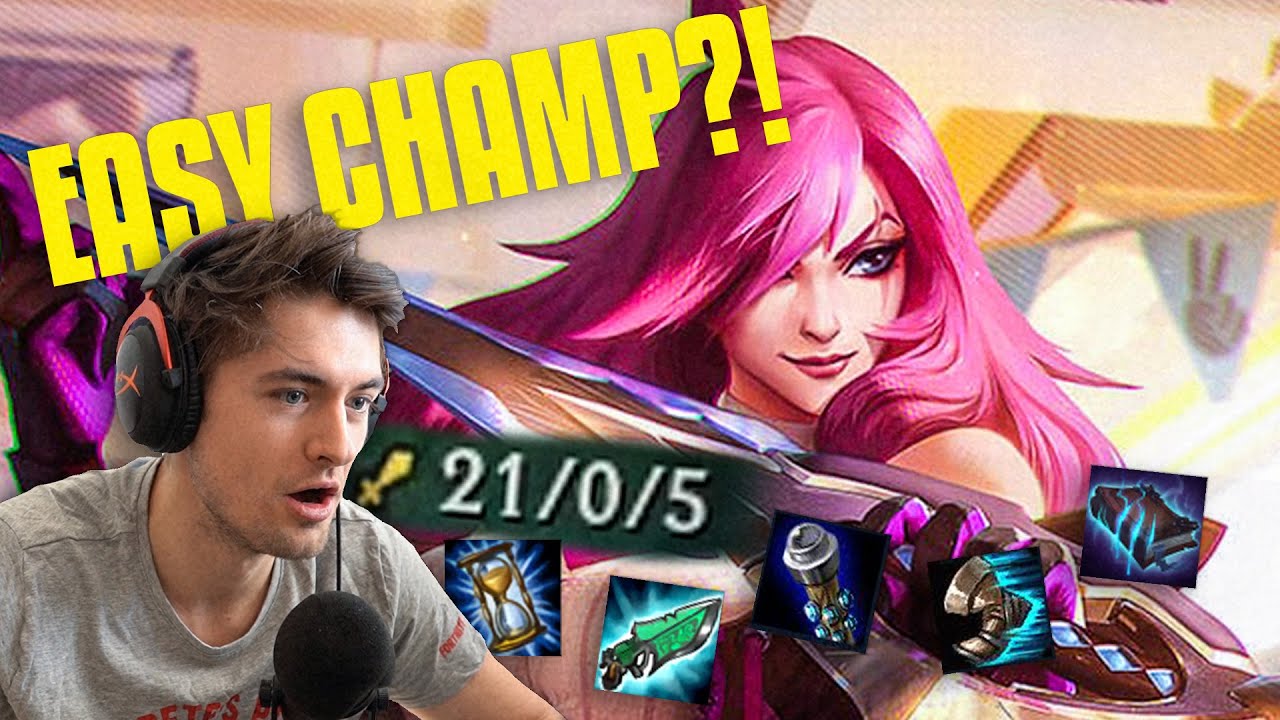 Playing KATARINA for The FIRST TIME // League of Legends Season 10 ...