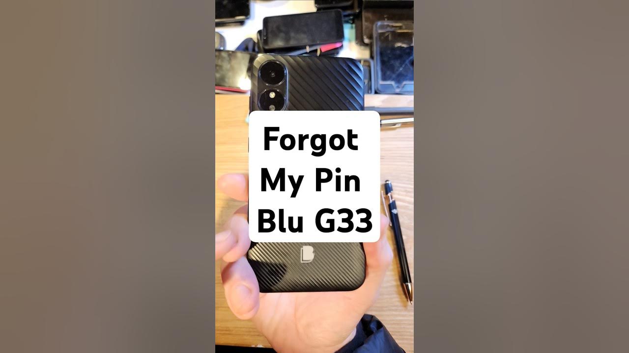 I Forgot my Pin Pattern or Password Blu G33 - YouTube