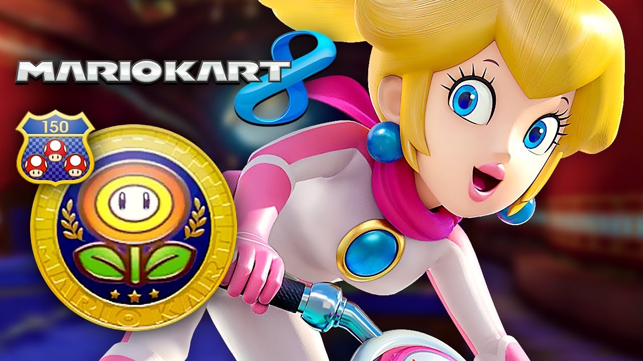 150cc Flower Cup Grand Prix - Mario Kart 8 (4 Player) - YouTube