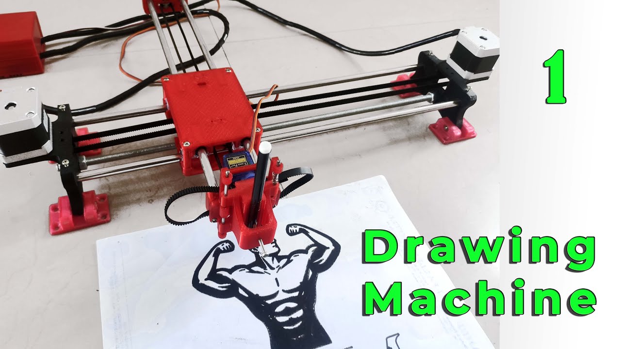 Drawing machine | DIY AxiDraw 1 - YouTube