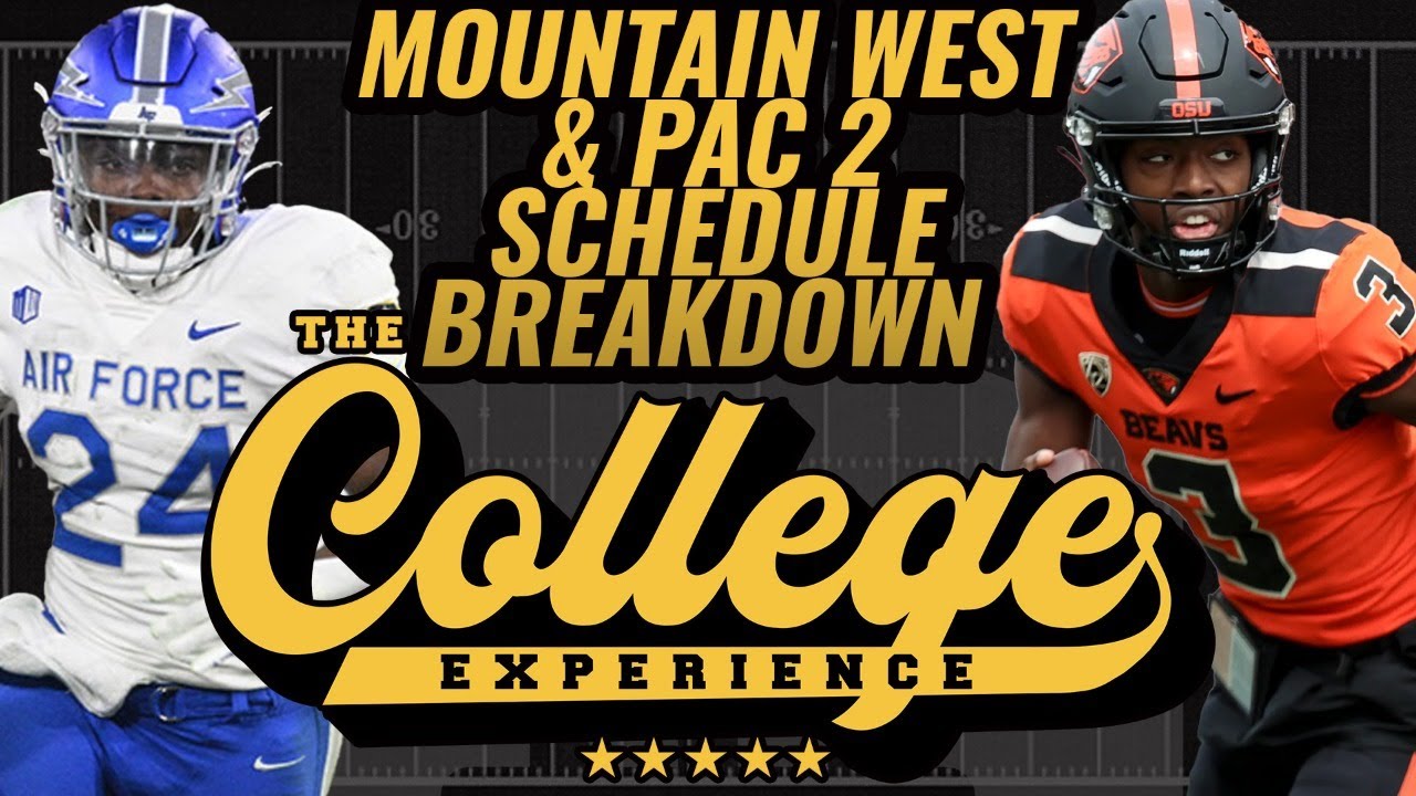 Mountain West & Pac 2 2024 Schedule Breakdown | The College Football ...
