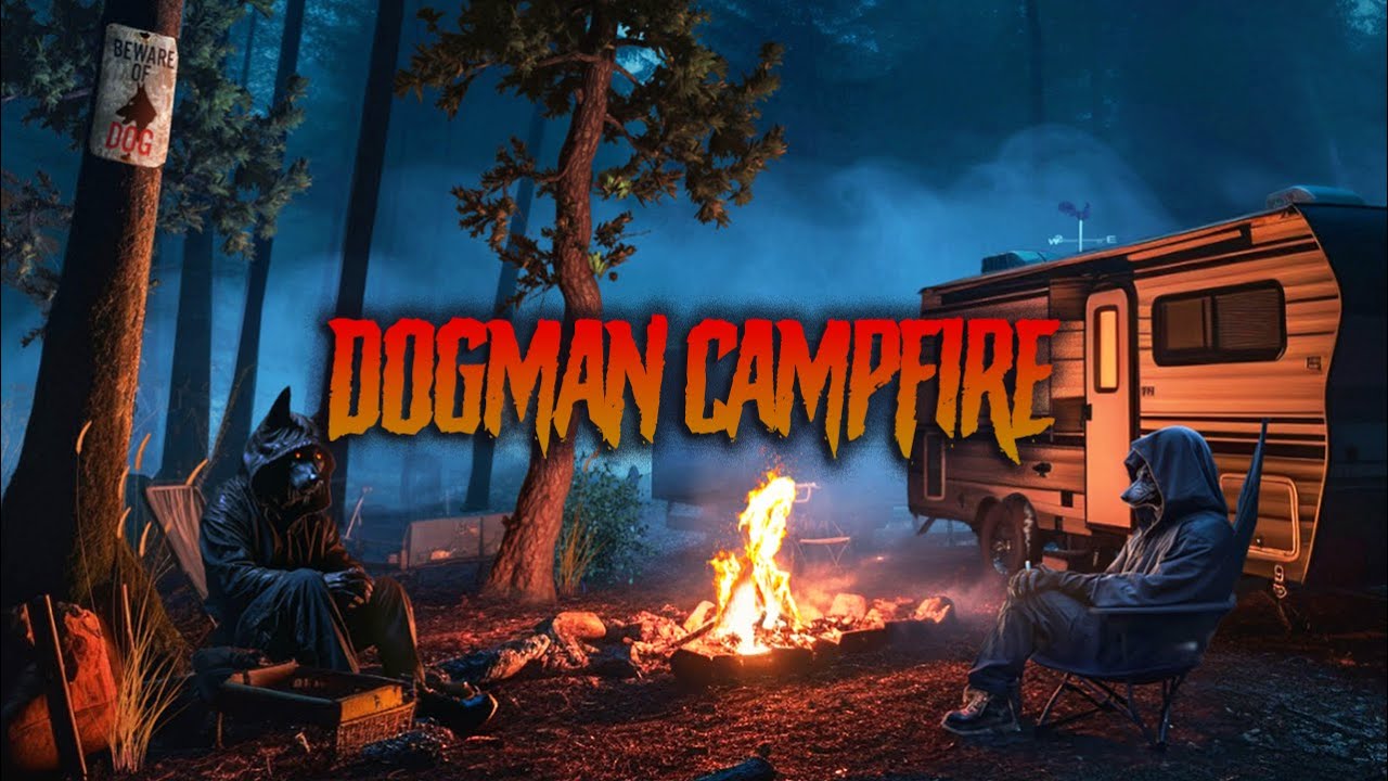 Mysterious Dogman Campfire Ambience⎜Forest at Night ASMR - YouTube