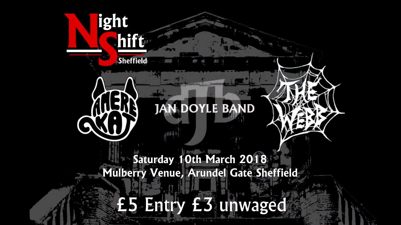 Night Shift Sheffield Advert (goth/electronic gig March 2018) - YouTube