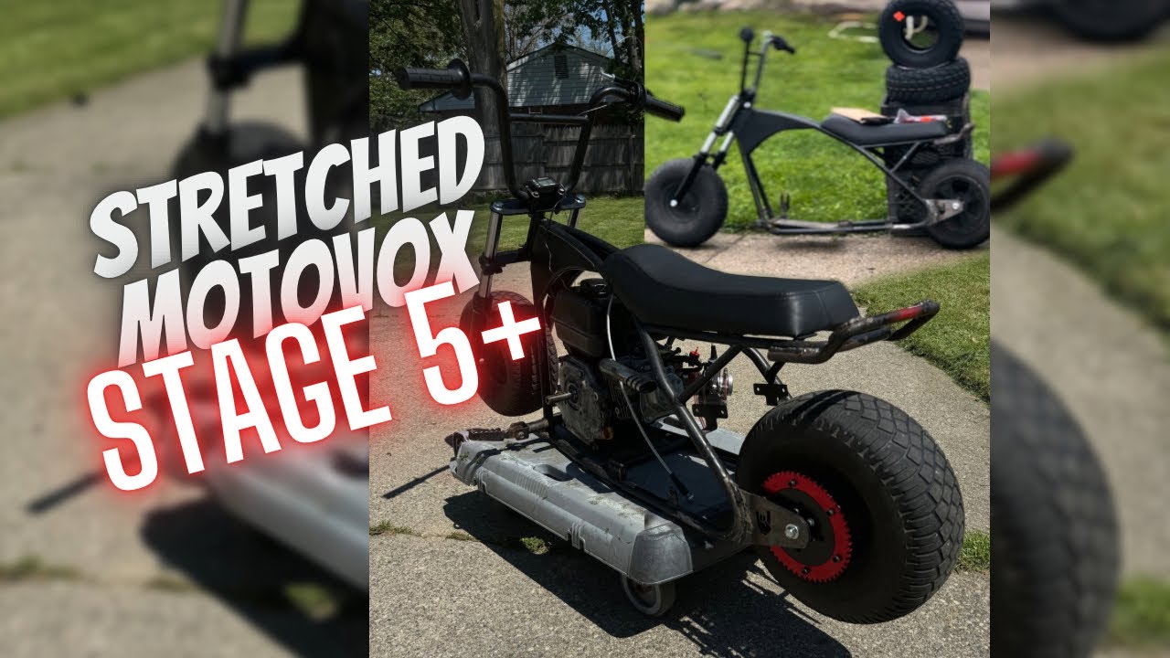 Stretched motovox with stage 5 Predator 212 - YouTube
