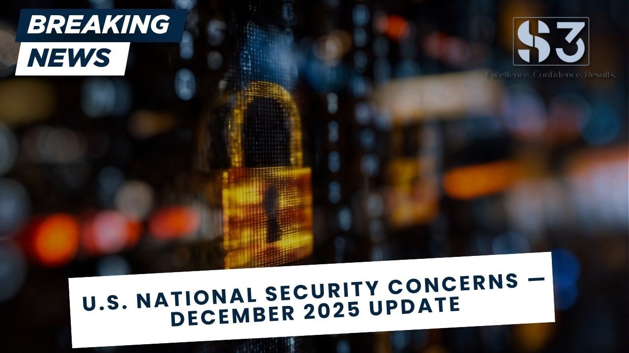 U.S. National Security Concerns — December 2025 Update - YouTube