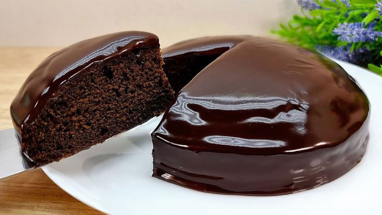 Chocolate Cake without oven Recipe | Soft & Moist Chocolate Cake ...