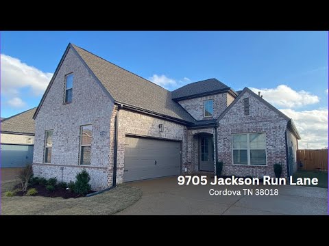 9705 Jackson Run Lane Memphis TN Walk Through - YouTube