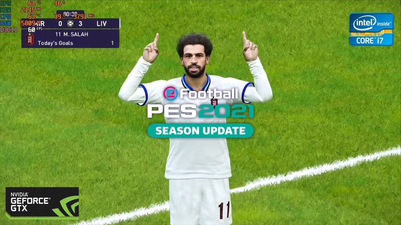 eFootball PES 2021 Gameplay | Intel Core i7-3770 | GTX 1050 Ti 4GB ...