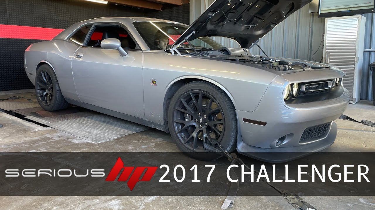 2017 Challenger Scat Pack with Headers and CAI Performance on the Dyno ...