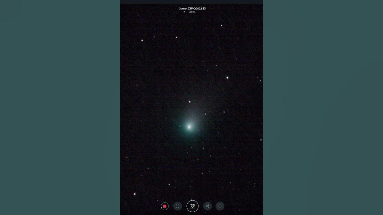 Comet ZTF C/2022 E3 - Stellina Telescope - Rooster Inn Observatory - 16 January 2023 - YouTube