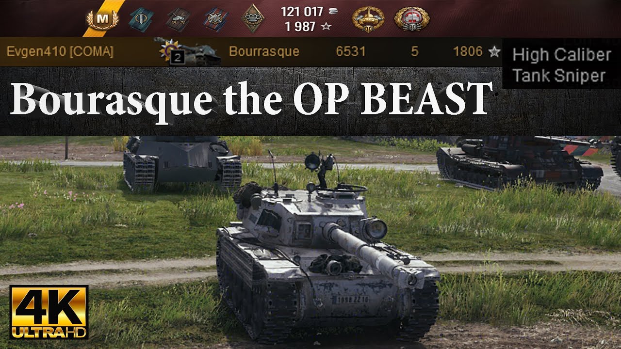 Bat.-Châtillon Bourrasque video in Ultra HD 4K🔝 BEAST, 6531 dmg, 1806 e🔝 World of Tanks ️ - YouTube