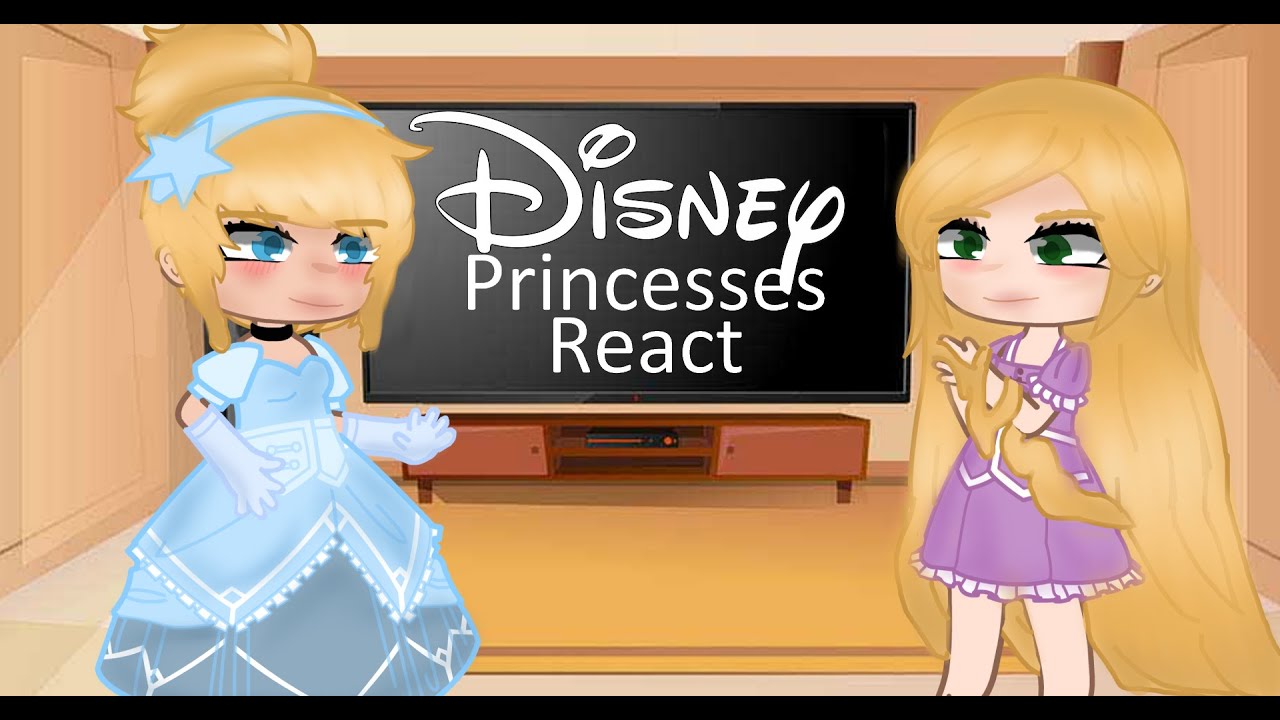 Disney princesses react to eachother (gacha reaction) |Addisseyon2.0| 1 ...