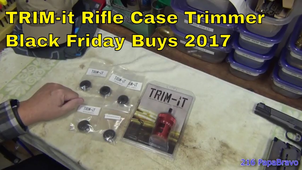 Trim-It Rifle Case Trimmer Black Friday Buys 2017 - YouTube