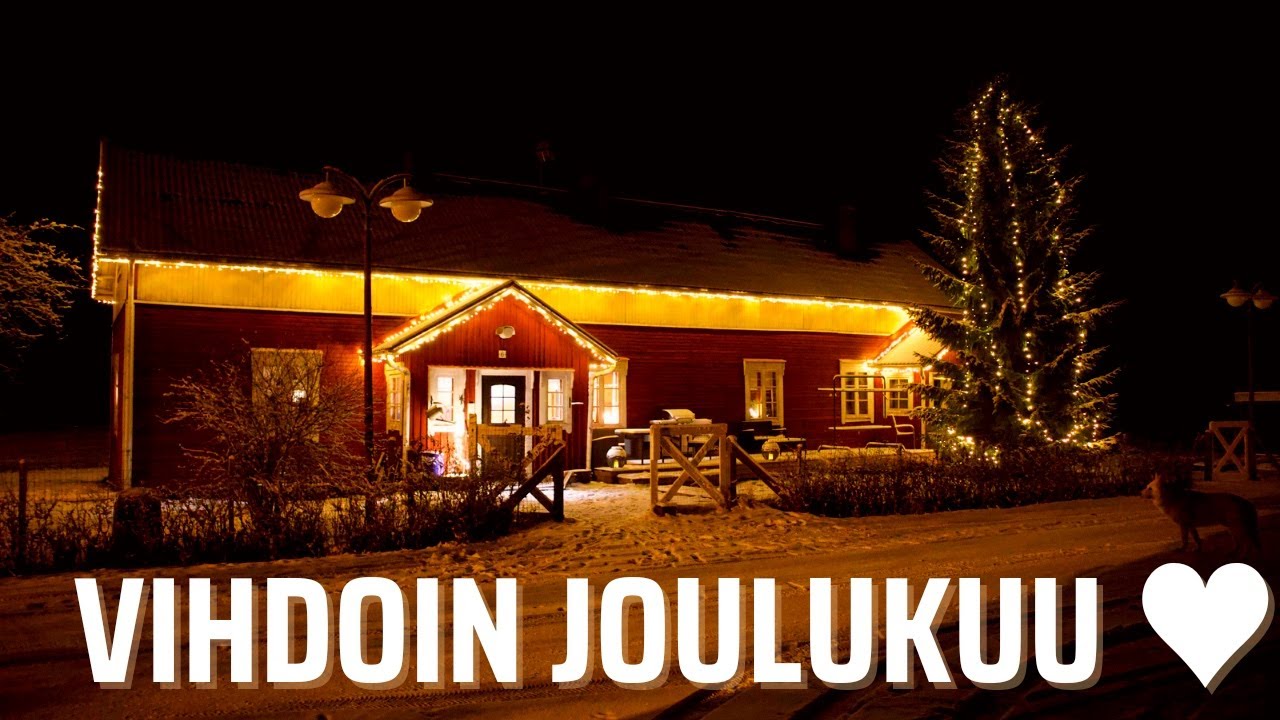 JOULUKUU // Jouluvalojen bongausta // opintojen eteneminen - YouTube