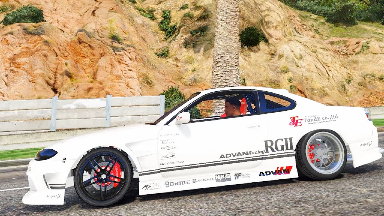 Nissan Silvia S15 Vertex - GTA V MOD _REVIEW - YouTube