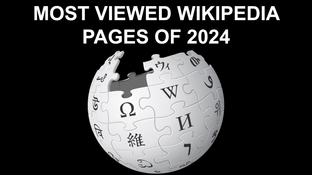 Top 25 Most Viewed Wikipedia Pages of 2024 - YouTube