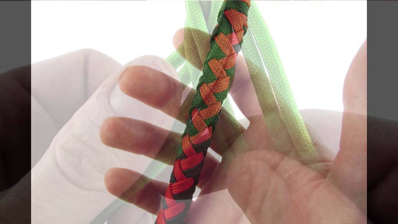 8 strand diamond braid - YouTube