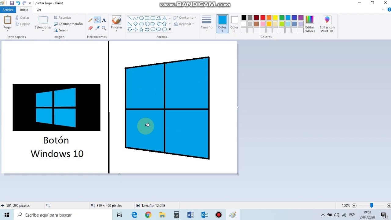 Pintar en Paint - YouTube