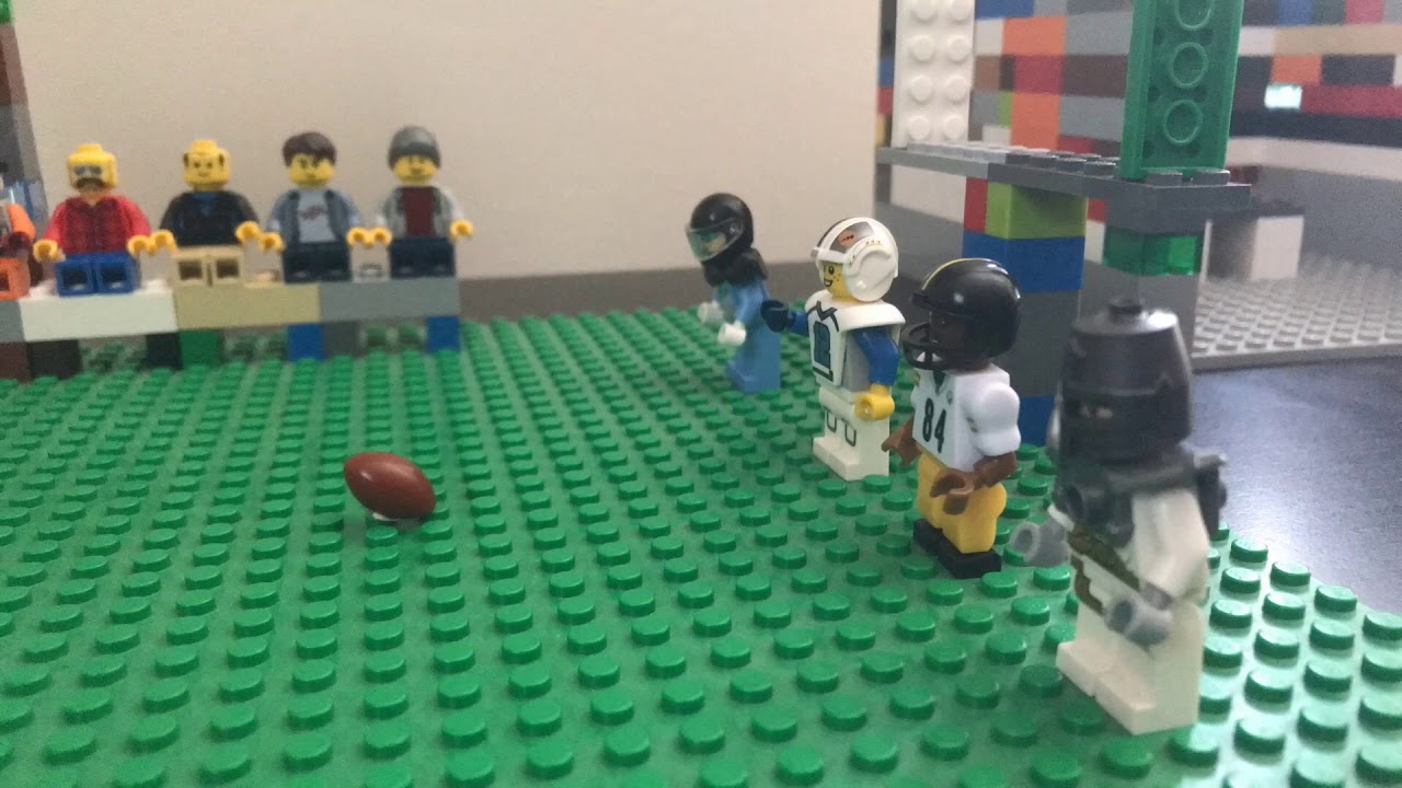 LEGO football Pittsburgh lions vs Oregon Ducks - YouTube