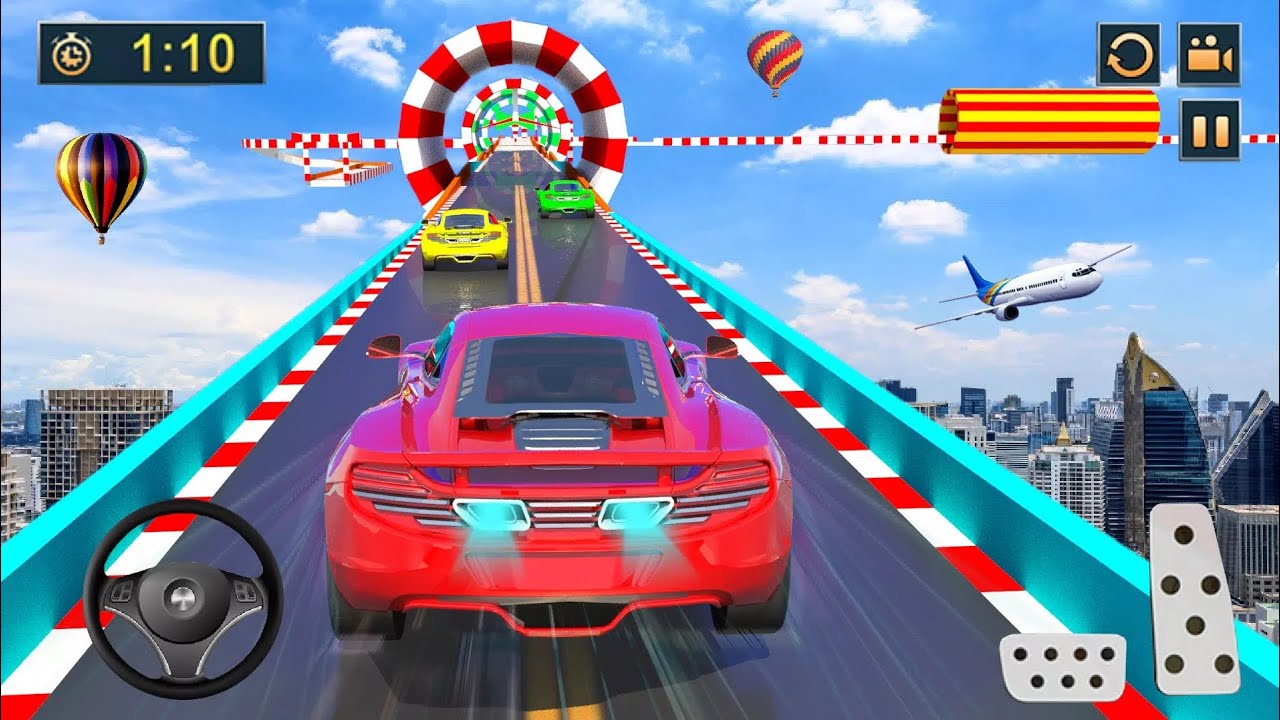Super Hero car racing game video by racs gamer - YouTube
