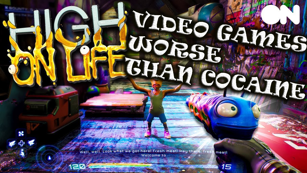 Game Worse Than Cocaine | High on Life Game Review - YouTube