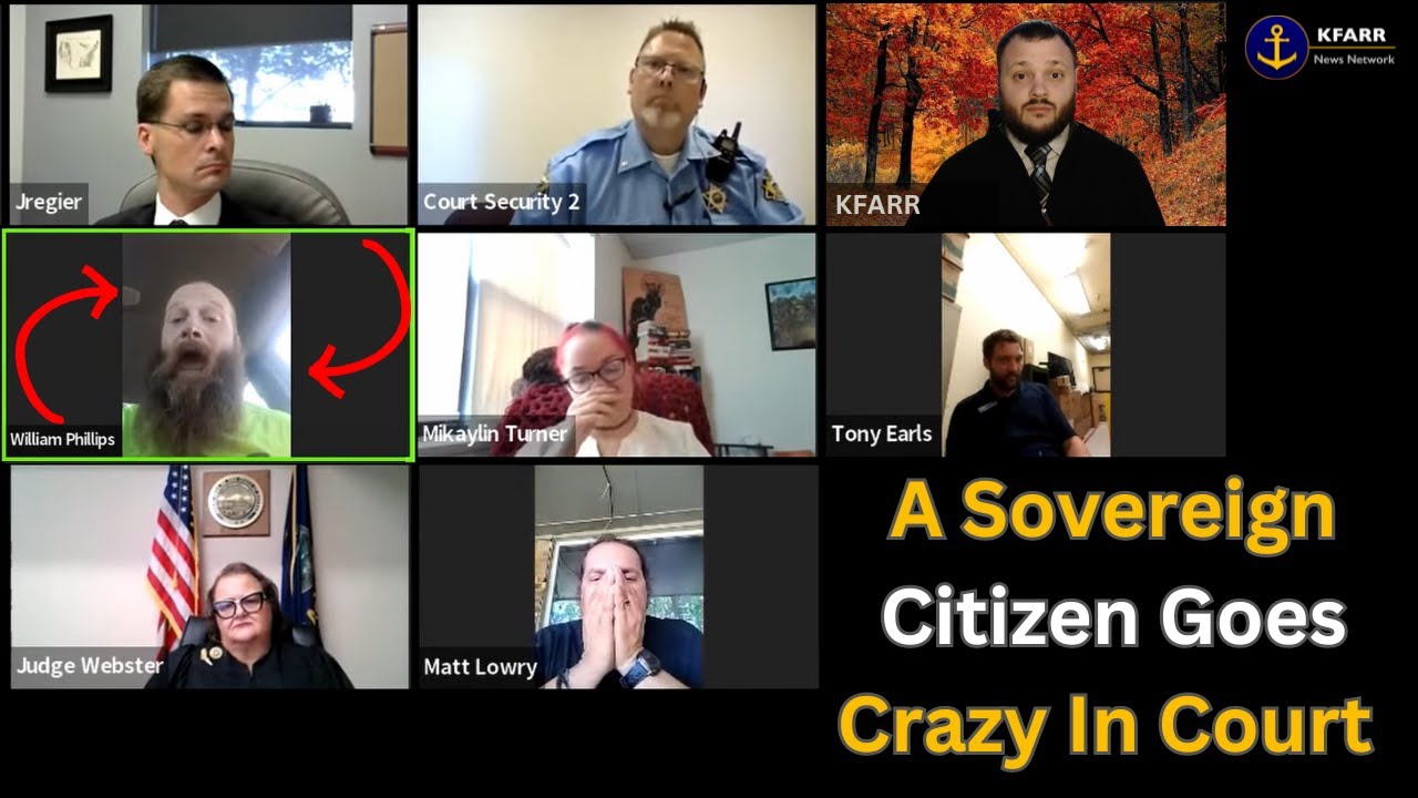 Judge Webster Finally Snaps On This Wannabe SovCit - YouTube