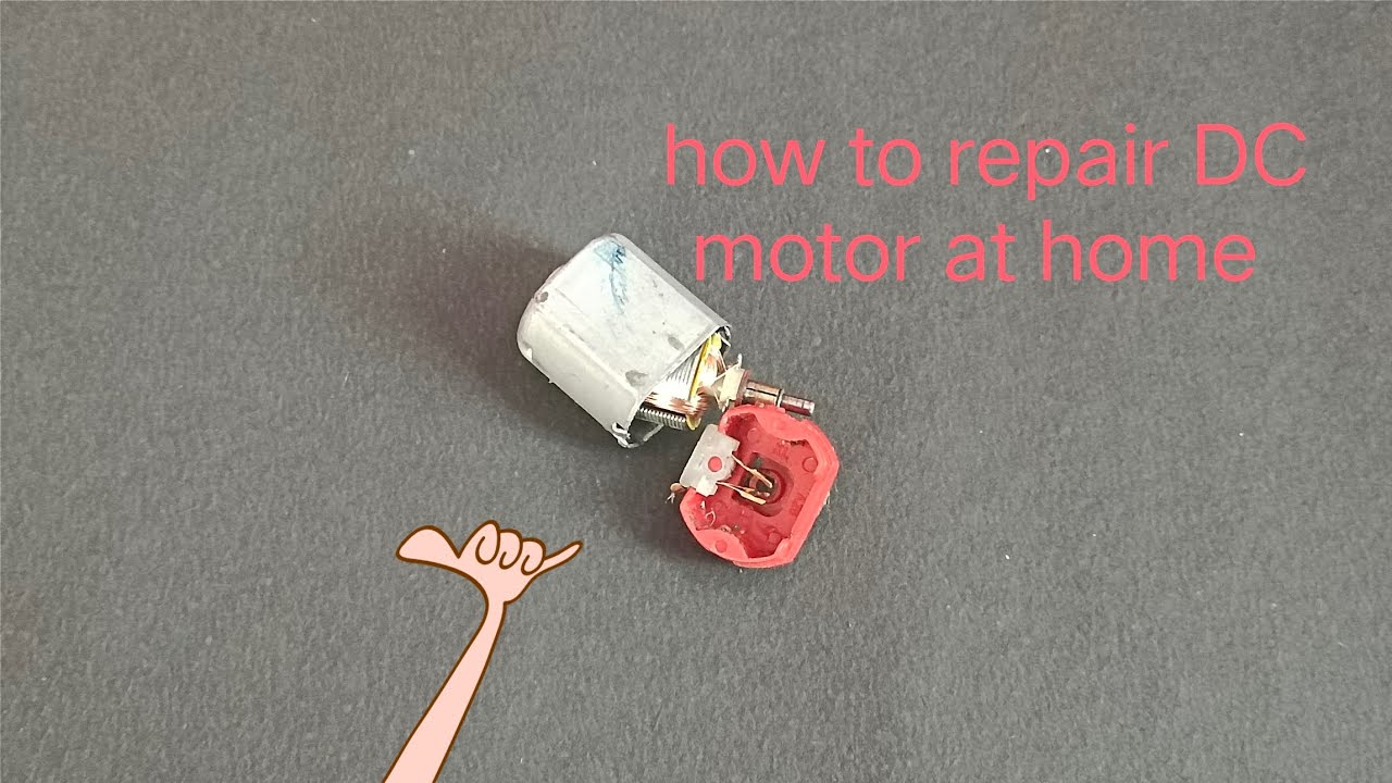 how to repair DC motor at home. @MRINDIANHACKER - YouTube