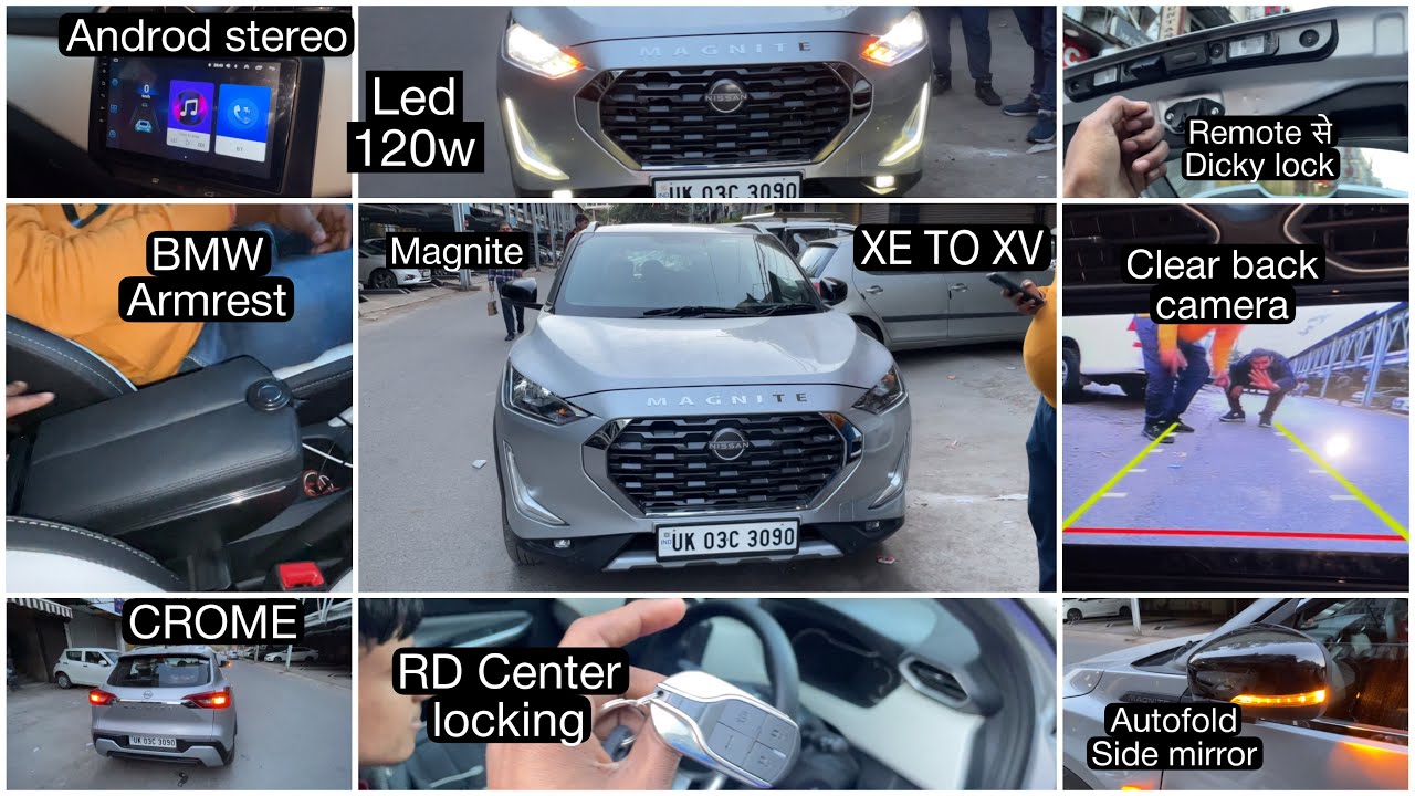 Modified Magnite Xe 2022 🔥 Nissan Magnite Base to top with all genuine ...