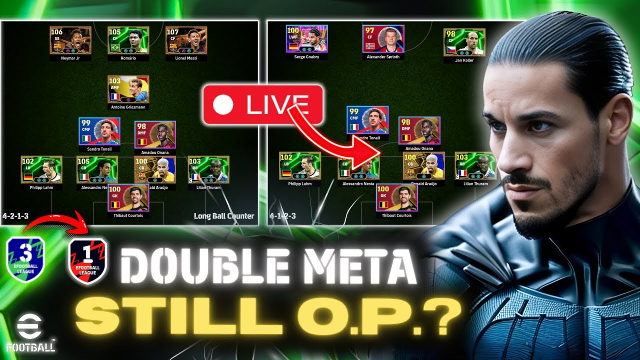 What is the M.E.T.A. in eFootball? 🥼🧪 (DOUBLE META TEST) 🔴 eFootball ...