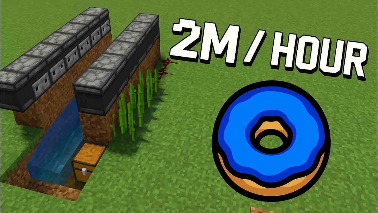 BEST Bamboo Farm for DonutSMP || Tutorial - YouTube