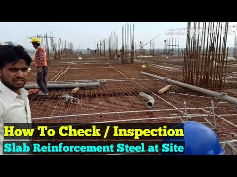 How to Check Slab Steel Reinforcement Details - Crank Bar in Slab ...