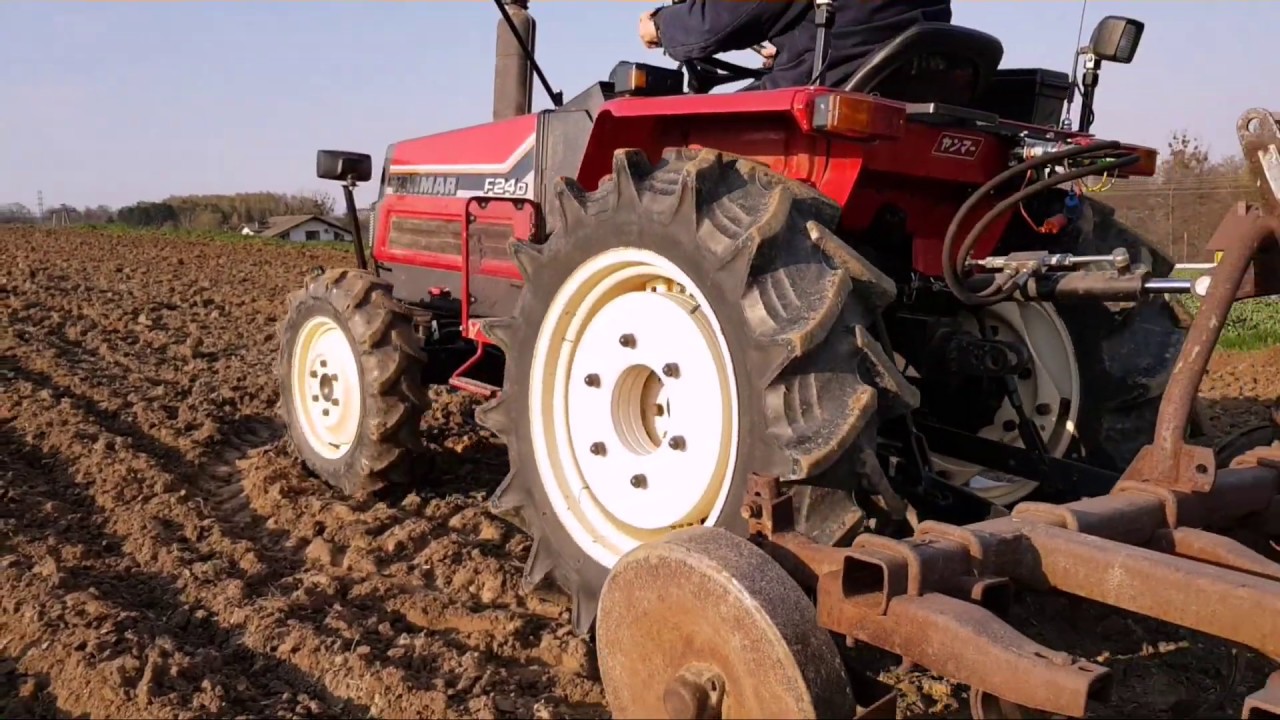 YANMAR F24D 4x4 i kultywator czyli wiosenne prace czas zacząć - YouTube
