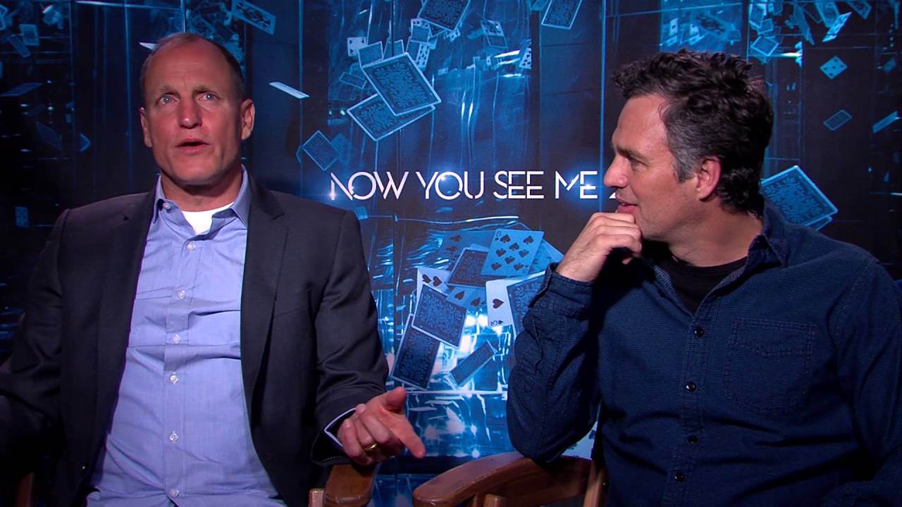 NOW YOU SEE ME 2: Woody Harrelson & Mark Ruffalo Enjoy Houston & Its ...