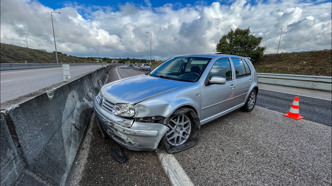 Sofri um 4CIDENTE com o meu GOLF MK4 TDI ! 😢 - YouTube