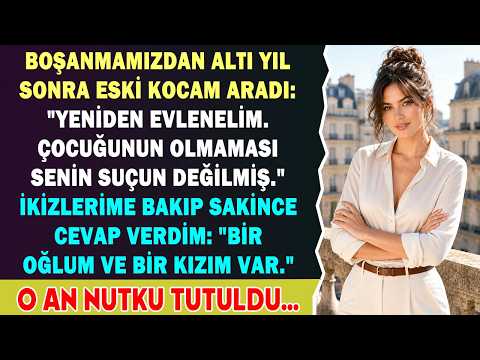 Eski kocam 6 yıl sonra geri dönmek istedi 💍, ama çocukları duyunca donup kaldı 👶