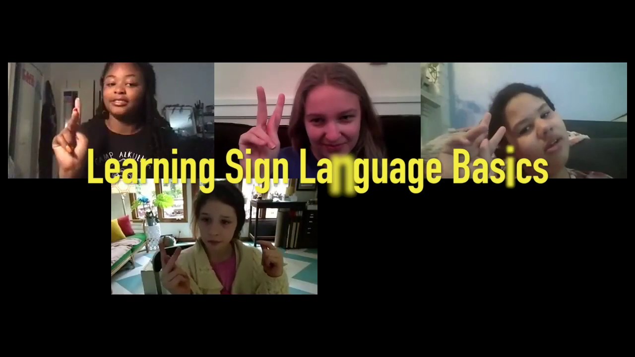 Interest Group: Sign Language - YouTube