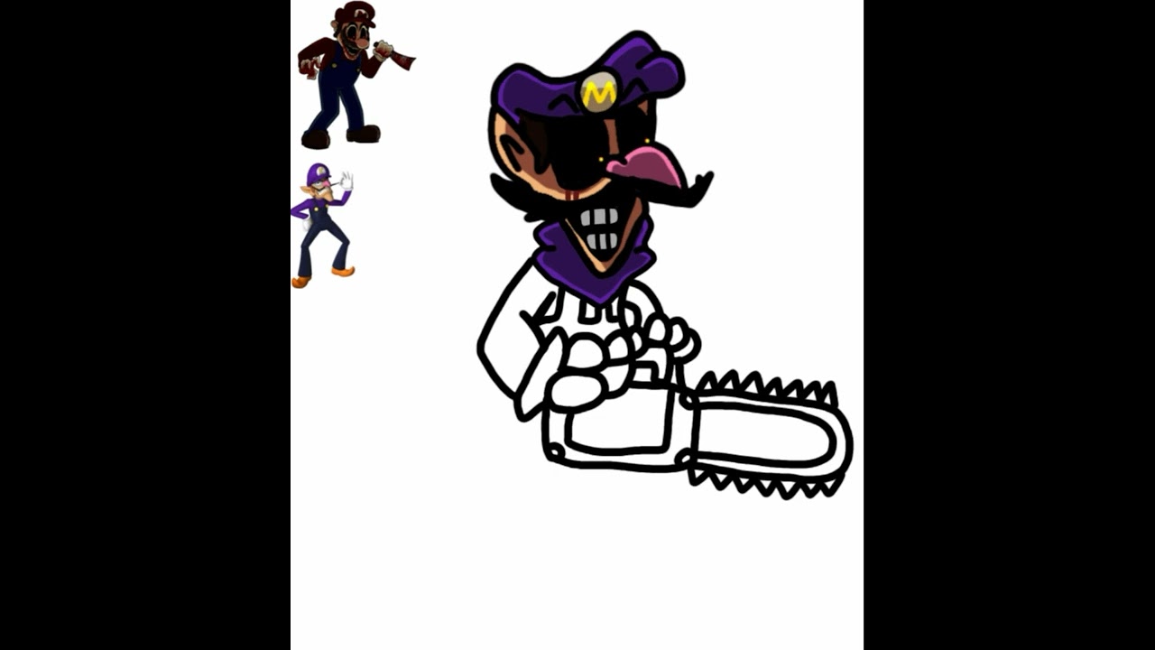 D-side Mario.exe|speedpaint - YouTube