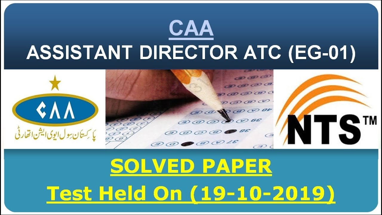 CAA AD (ATC) (EG-01) | PAST PAPER 2019 | Test Held On 19-10-2019 - YouTube