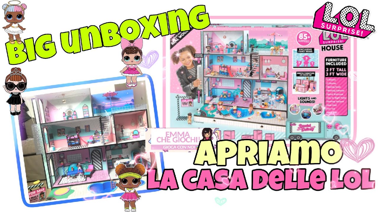 LOL SURPRISE HOUSE - LA CASA APRIAMOLA INSIEME - LOL SURPRISE 🏠 ️🎄 ...